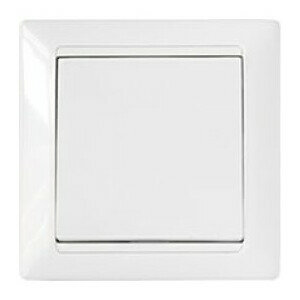 Выключатель 1 клав. с самовозвратом (скрытый, 10А) белый, Стиль, Byletrica (С1 10-896) (BYLECTRICA)