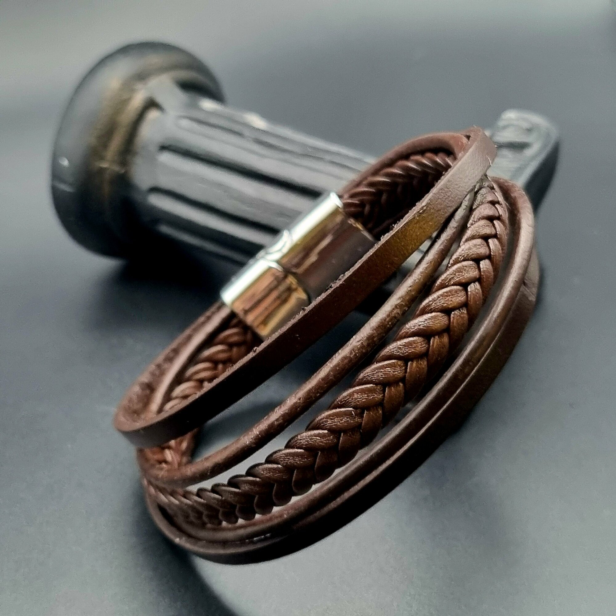 Славянский оберег, плетеный браслет, металл