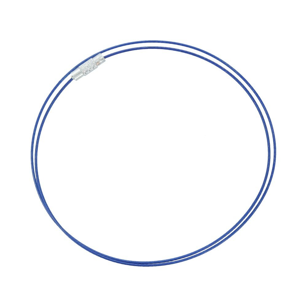 "Zlatka" Основание для колье KS-050 50 см №24 синий