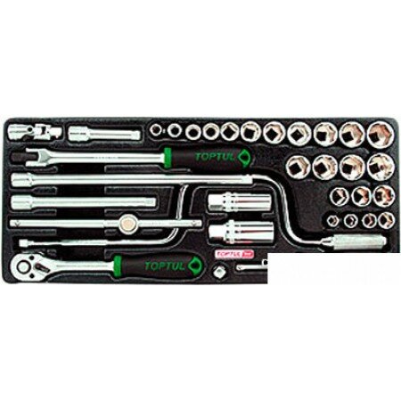 Набор торцевых головок Toptul GCAT3403 34 предмета