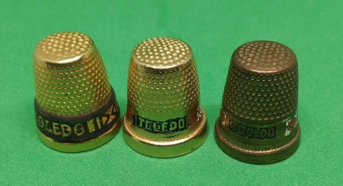 Наперстки Толедо винтажные