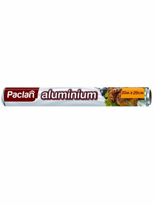 Paclan фольга алюминиевая 20м х 29см в рулоне/