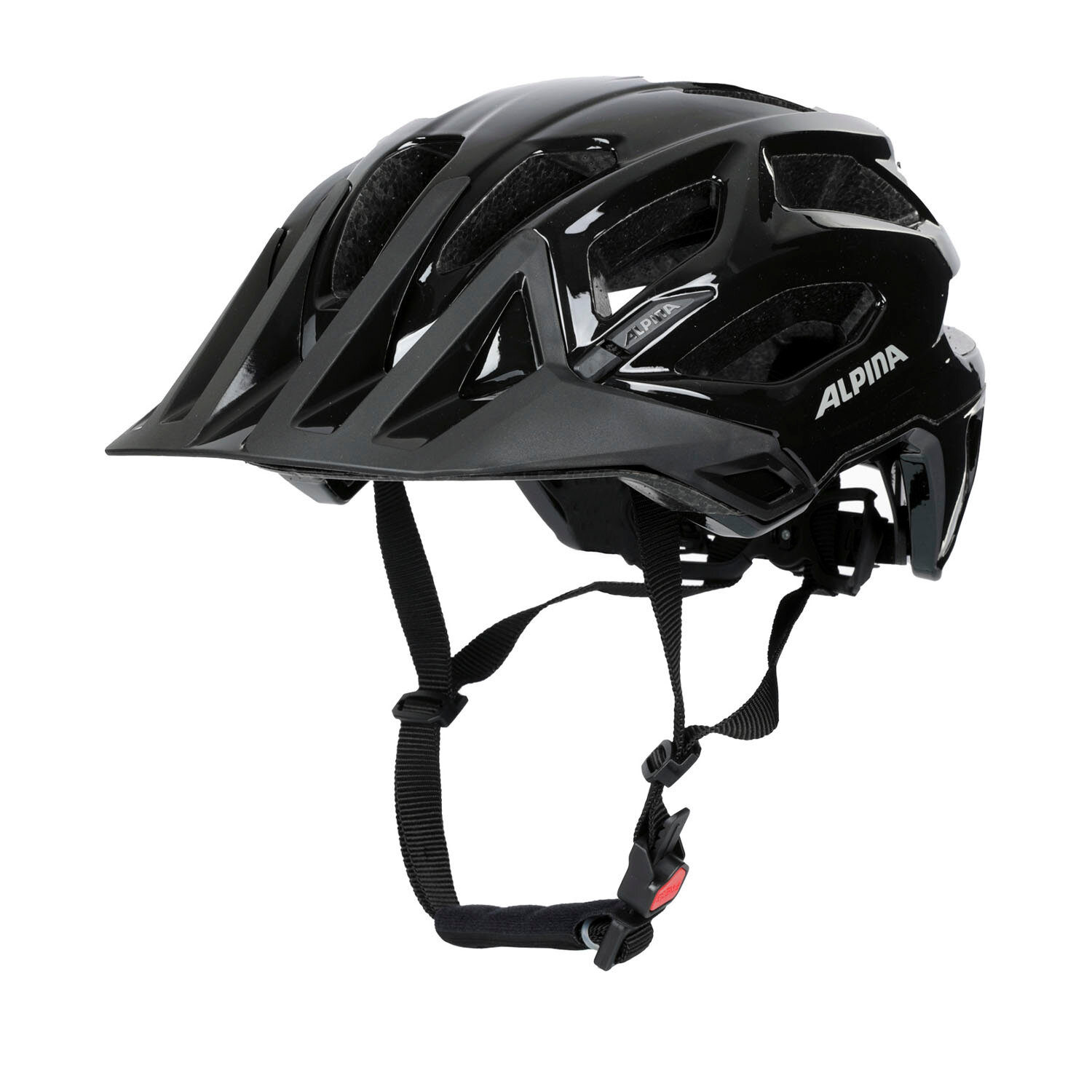 Велошлем ALPINA Garbanzo Black Gloss (см:57-61)