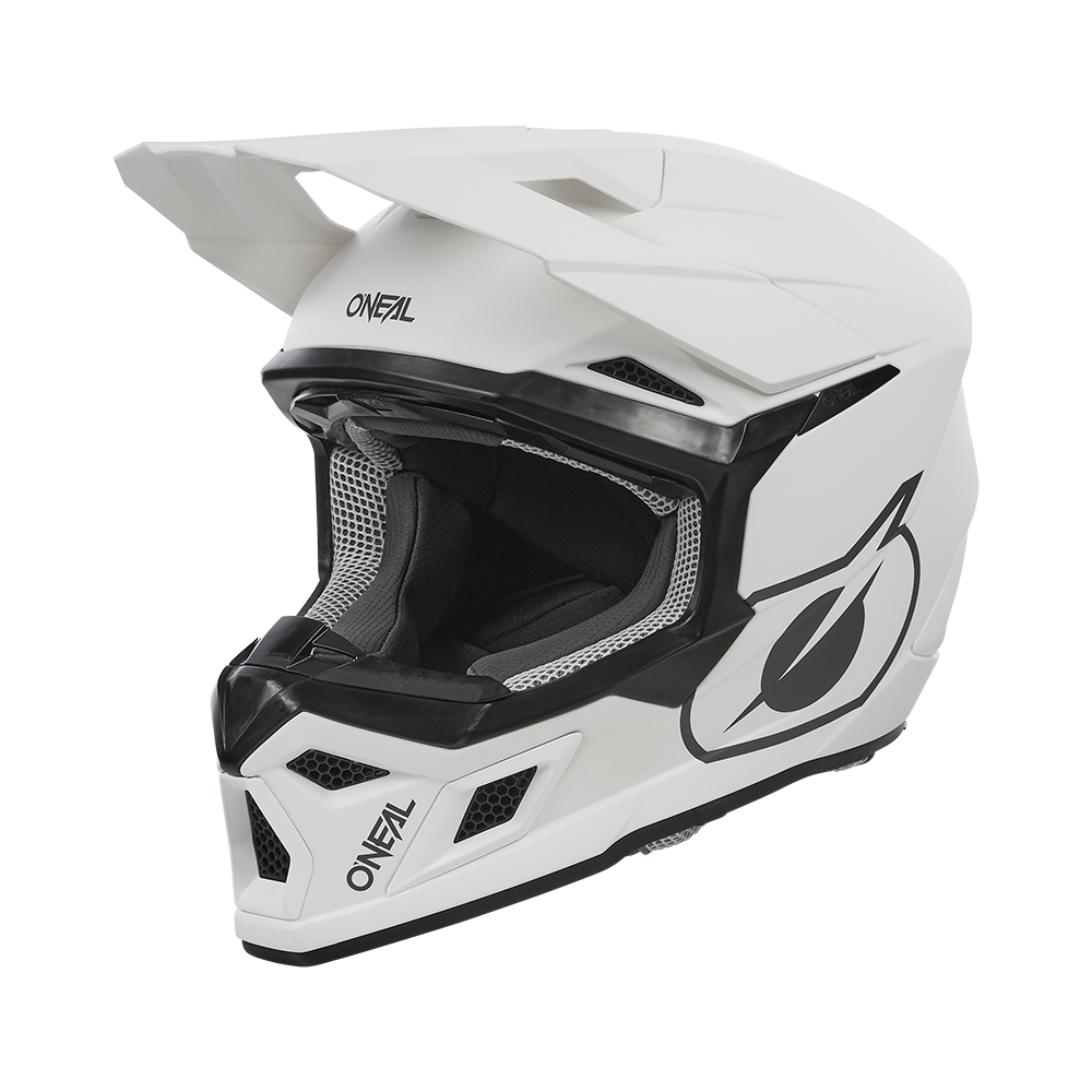 Шлем кроссовый O'NEAL 3Series Solid V.24, белый, размер S