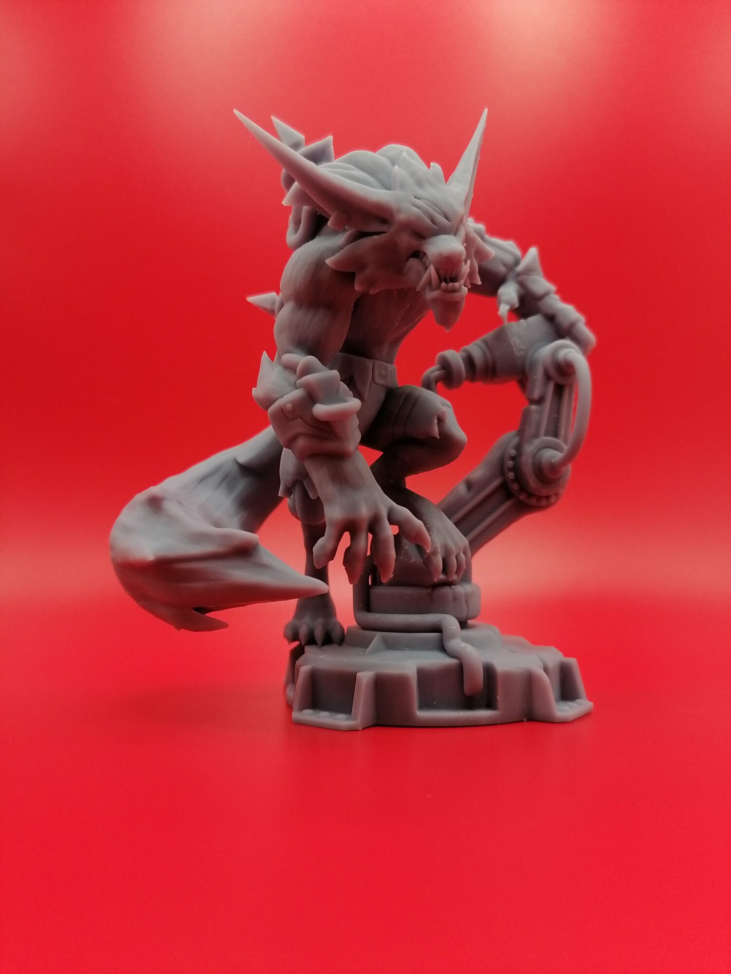 Варвик - фигурка под раскраску Warwick League of Legends