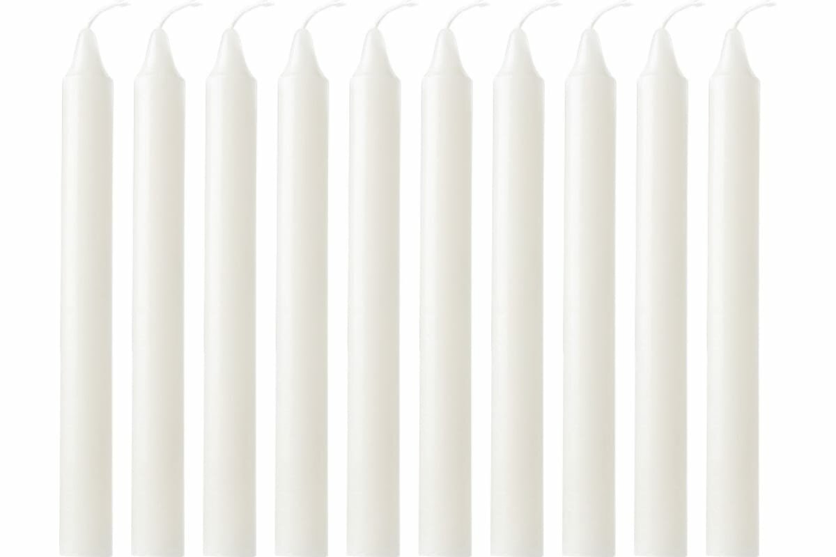 Хозяйственные свечи Рыжий кот 36 г, упаковка 10 шт, практичный расходник для дома