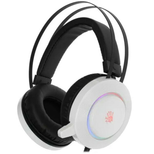 Гарнитура Bloody G521 белый, проводная, подсветка