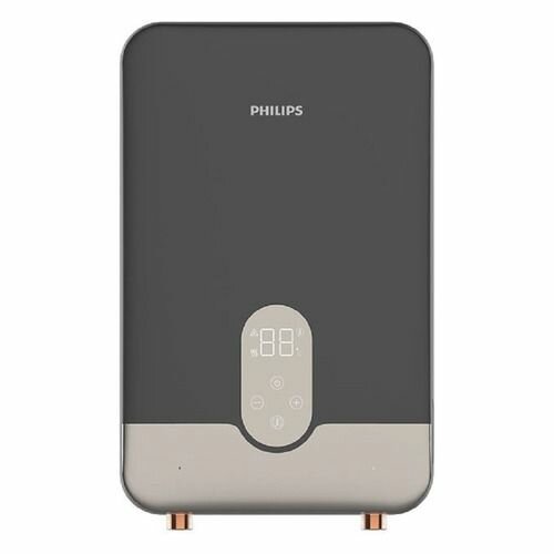 Водонагреватель Philips AWH1011/51(85HB), проточный, 8.5кВт, кран и душ, серый