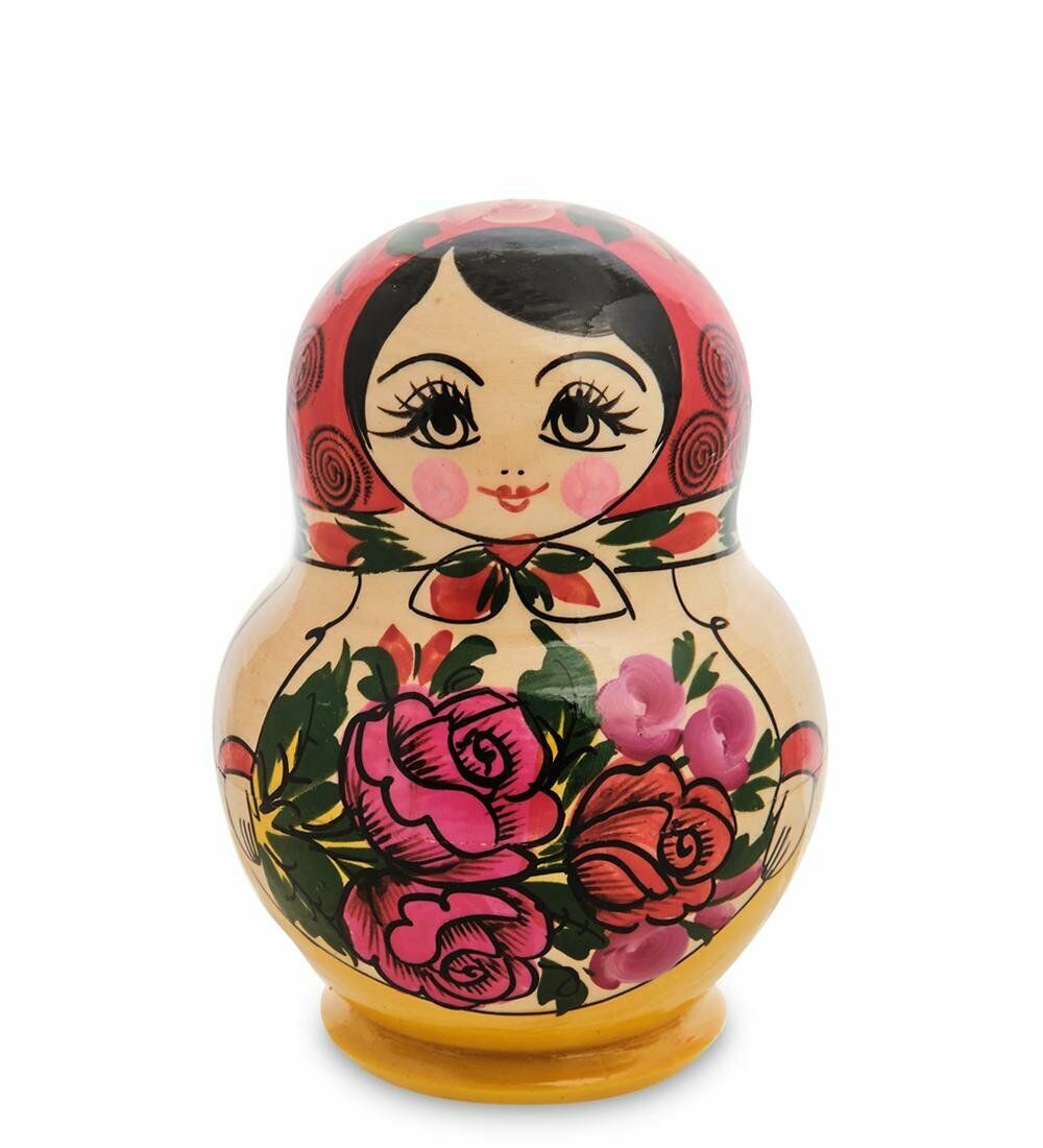 Матрешка 10-кукольная А (Семеновская) A1935181 Народные промыслы, Дерево липа, краски, лак