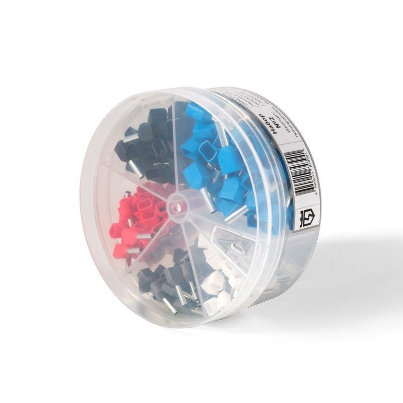 Набор втулочных наконечников КВТ НШВИ № 2 {57928/79490} (250 шт/упак)