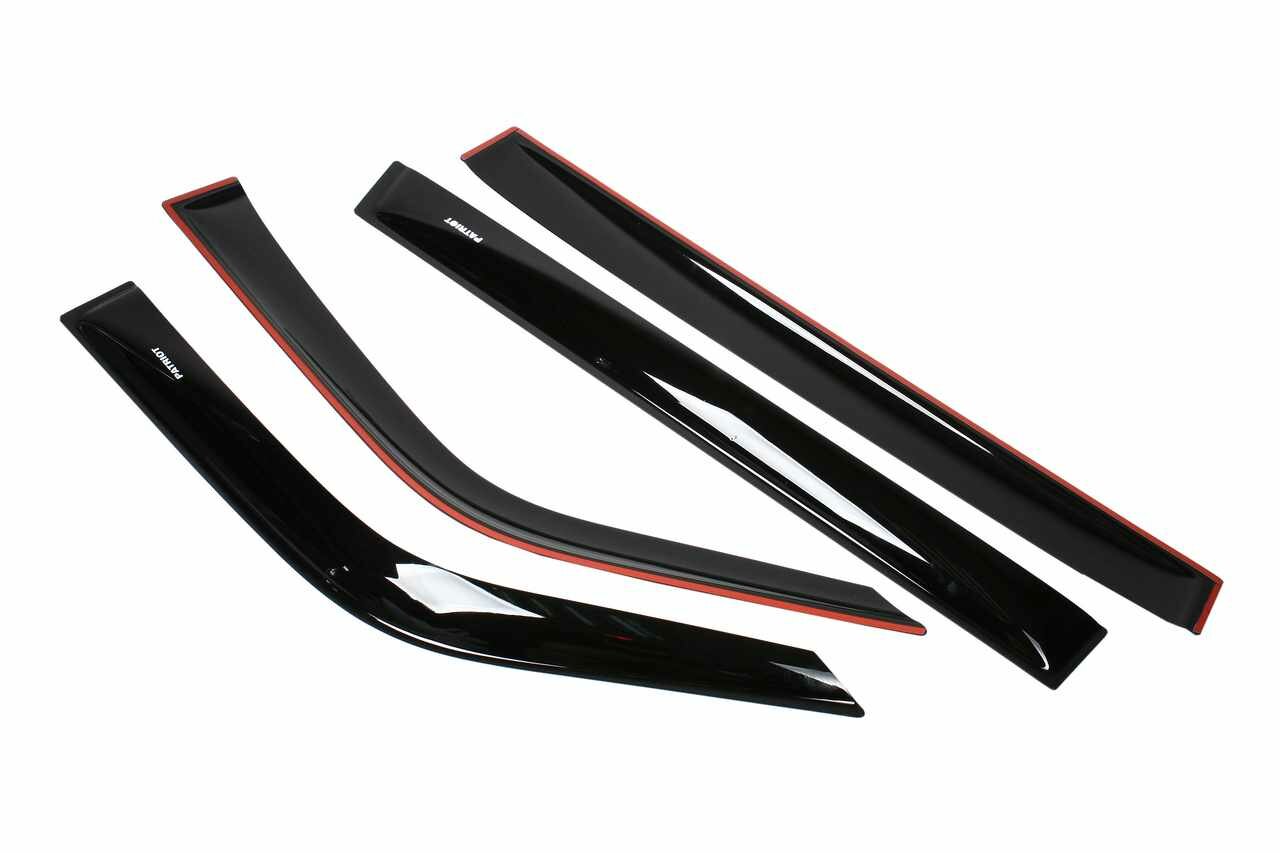 Дефлектор двери УАЗ-3163 накладной 4шт. комплект, 63-8212002, NO NAME