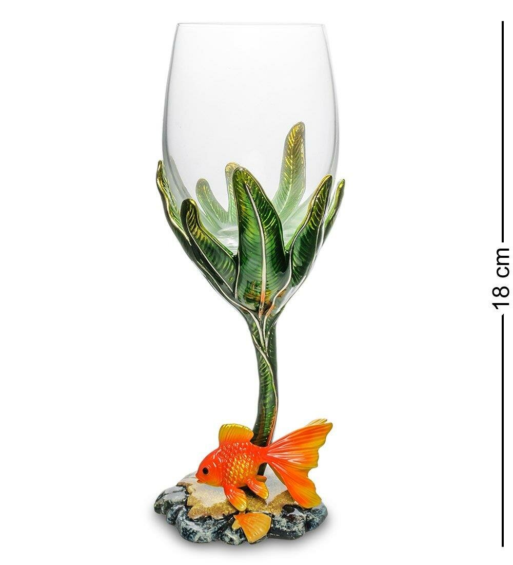 Бокал для вина Золотая рыбка