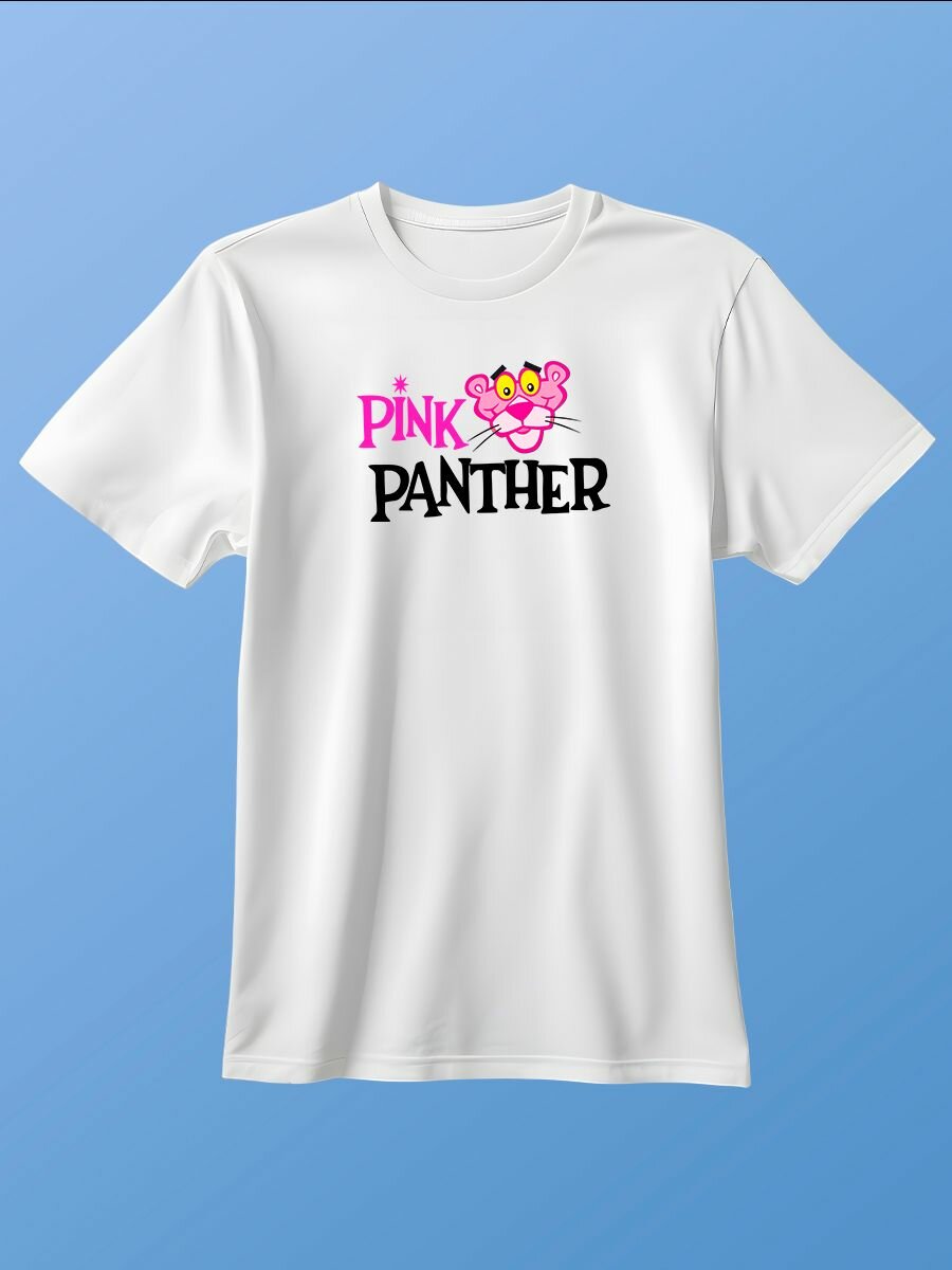 Футболка pink panther надпись