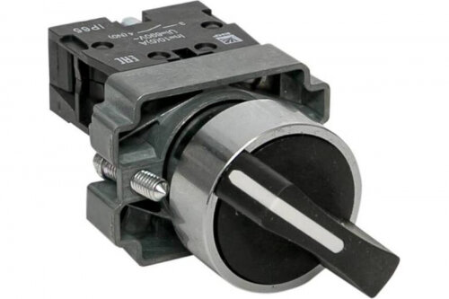 Переключатель Ekf BD21 2P короткая ручка NO IP65 PROxima, xb2-bd21-65