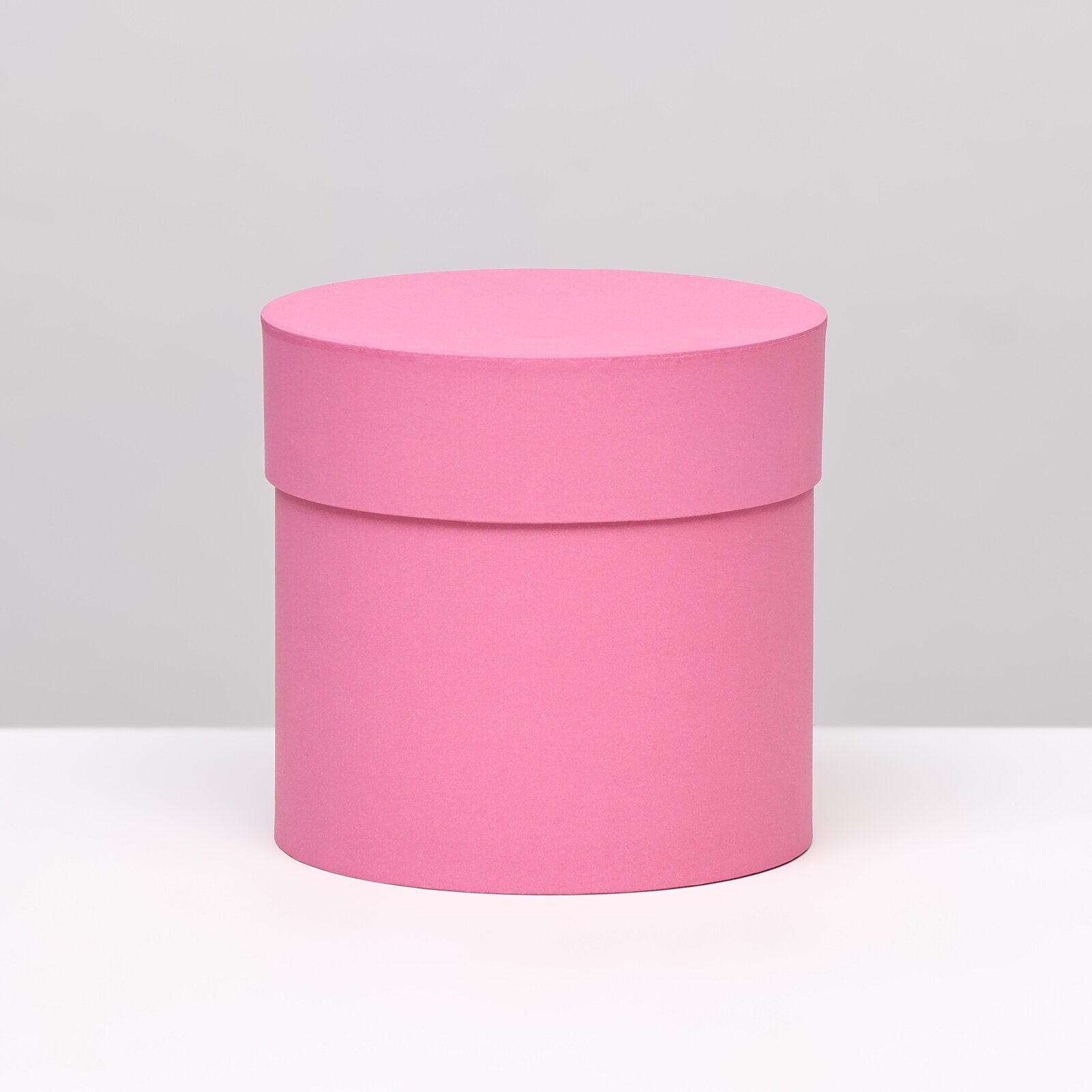 Коробка подарочная круглая розовая, 13 х 13 см