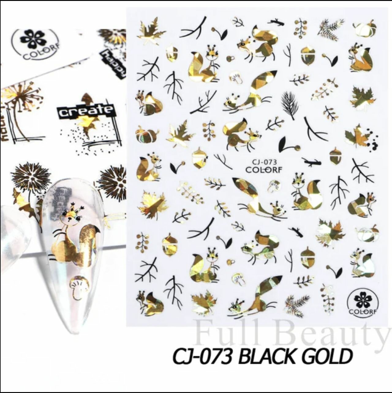 Наклейки, слайдеры для ногтей