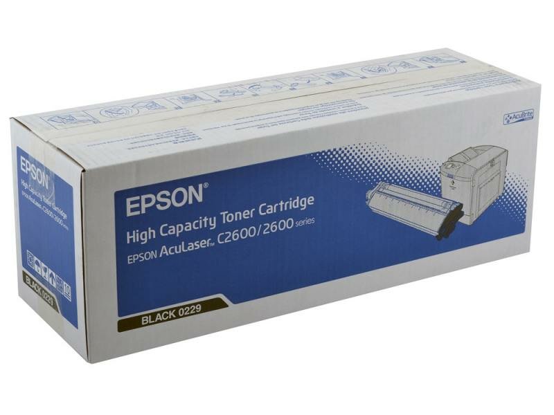 Тонер-картридж EPSON S050229 черный для AcuLaser C2600N
