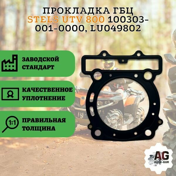 Прокладка ГБЦ STELS UTV 800 100303-001-0000, LU049802