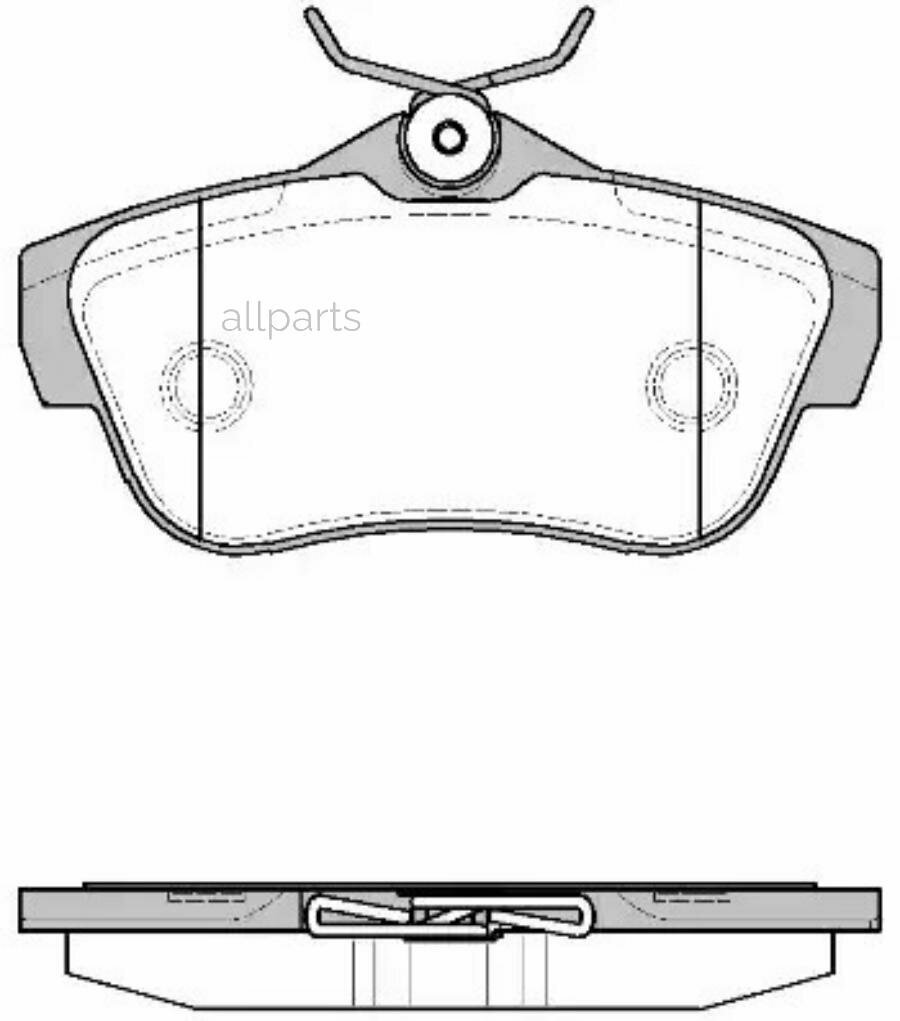REMSA 129900 1299 00 [425368] ! колодки дисковые з.\ Citroen Jumpy, Peugeot Expert, Fiat Scudo 1.6D/HDi/2.0i/HDi 07>
