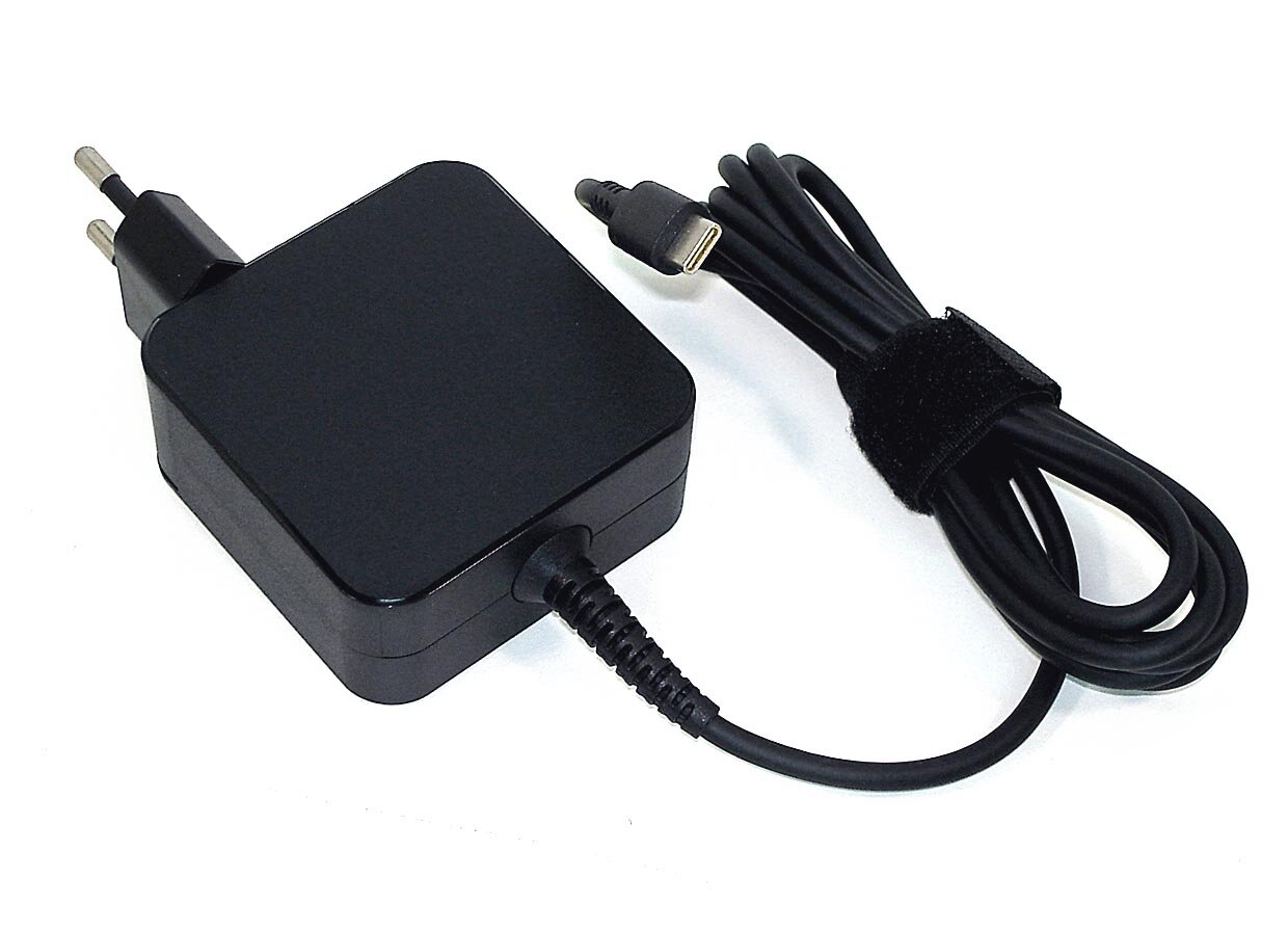 Блок питания для ноутбука Lenovo 20V 3.25A 65W Type-C (ADLX65CLGC2A), квадратный корпус, HC/ORG