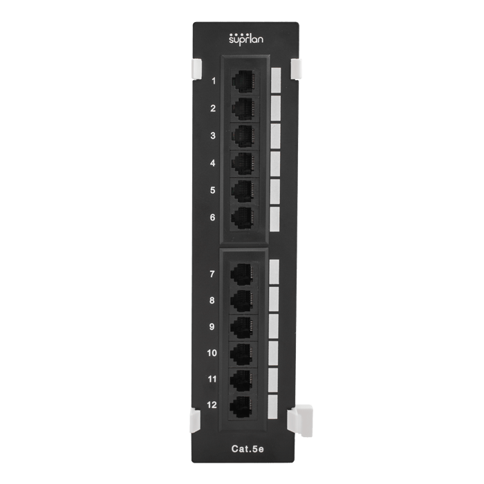 Патч-панель настенная 12хRJ-45, UTP, Cat.5e SUPRLAN 10-0407