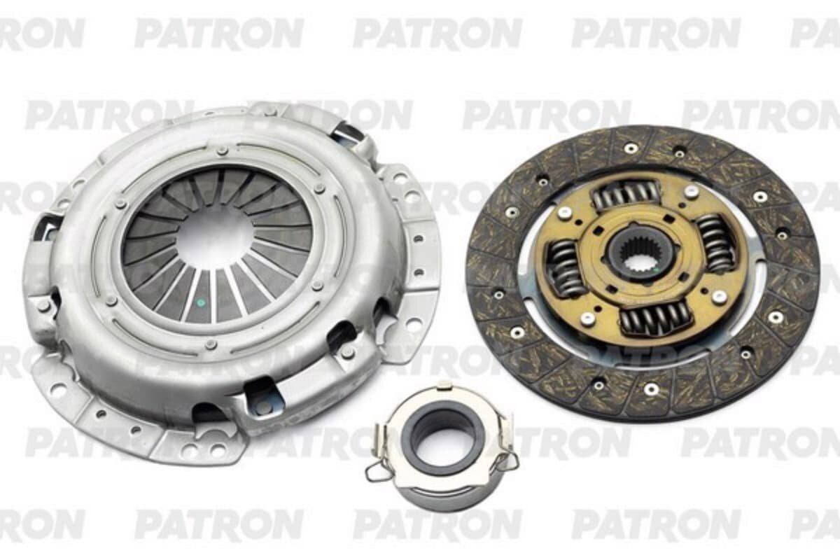 Комплект сцепления (3P) TOYOTA: CARINA II 1.6 87-93, CELICA 1.6 85-90, COROLLA 1.3-1.6i 87-00 PATRON арт. PCE0076