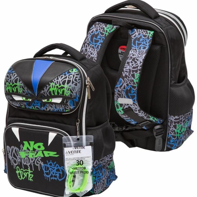 Ранец "deVENTE. Smart. No Fear" школьный жесткий 37x28x14 см (14 л) вес 800 г