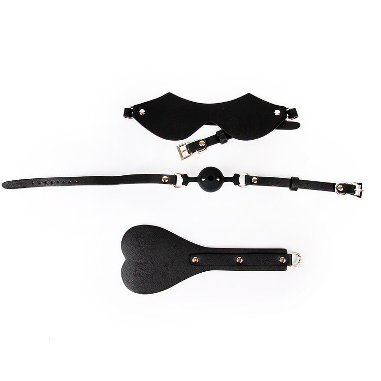 Набор (кляп, маска, шлёпалка), NTB-80497