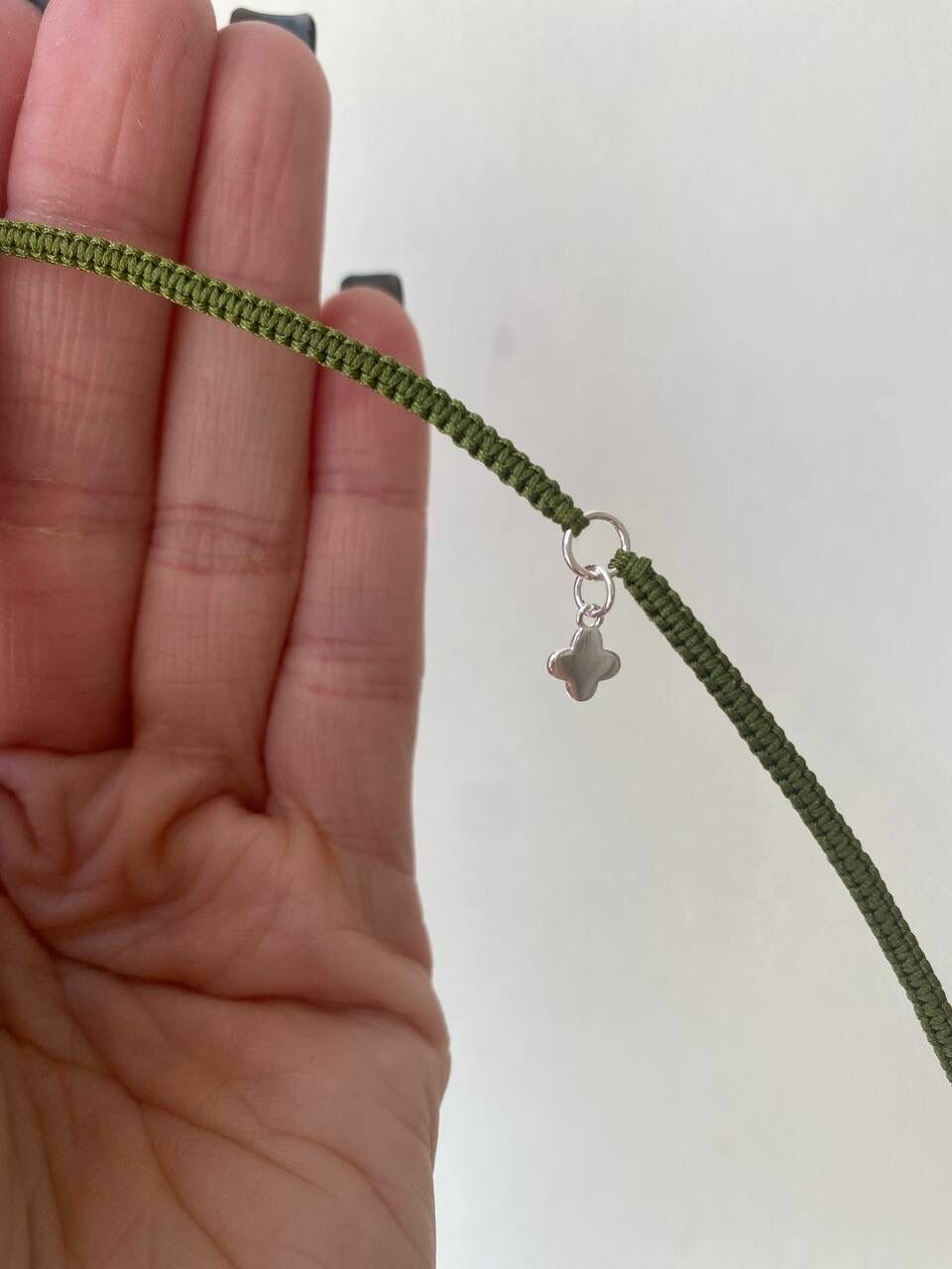 Плетеный браслет, металл