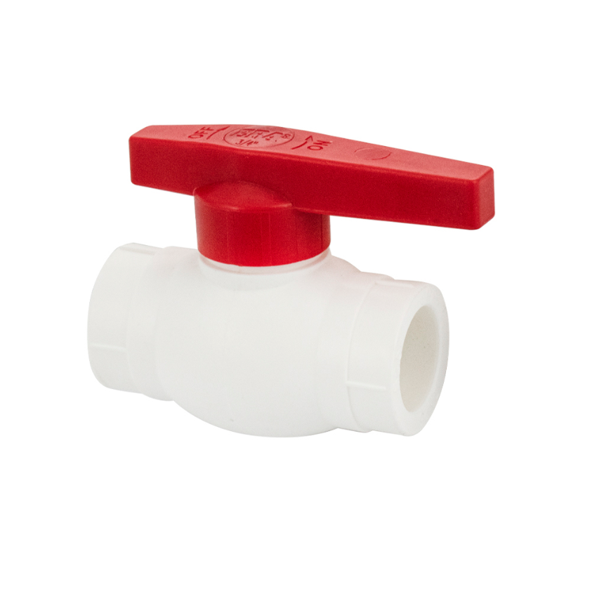 Кран шаровый 25 мм полипропиленовый, ручка-бабочка 2 шт