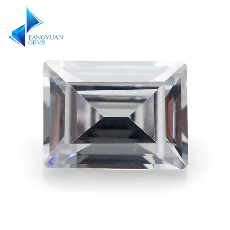 3x5 ~ 7x9 мм прямоугольная форма багет Cut 5A белый цвет CZ камень циркон искусственные камни кубический цирконий для ювелирных изделий