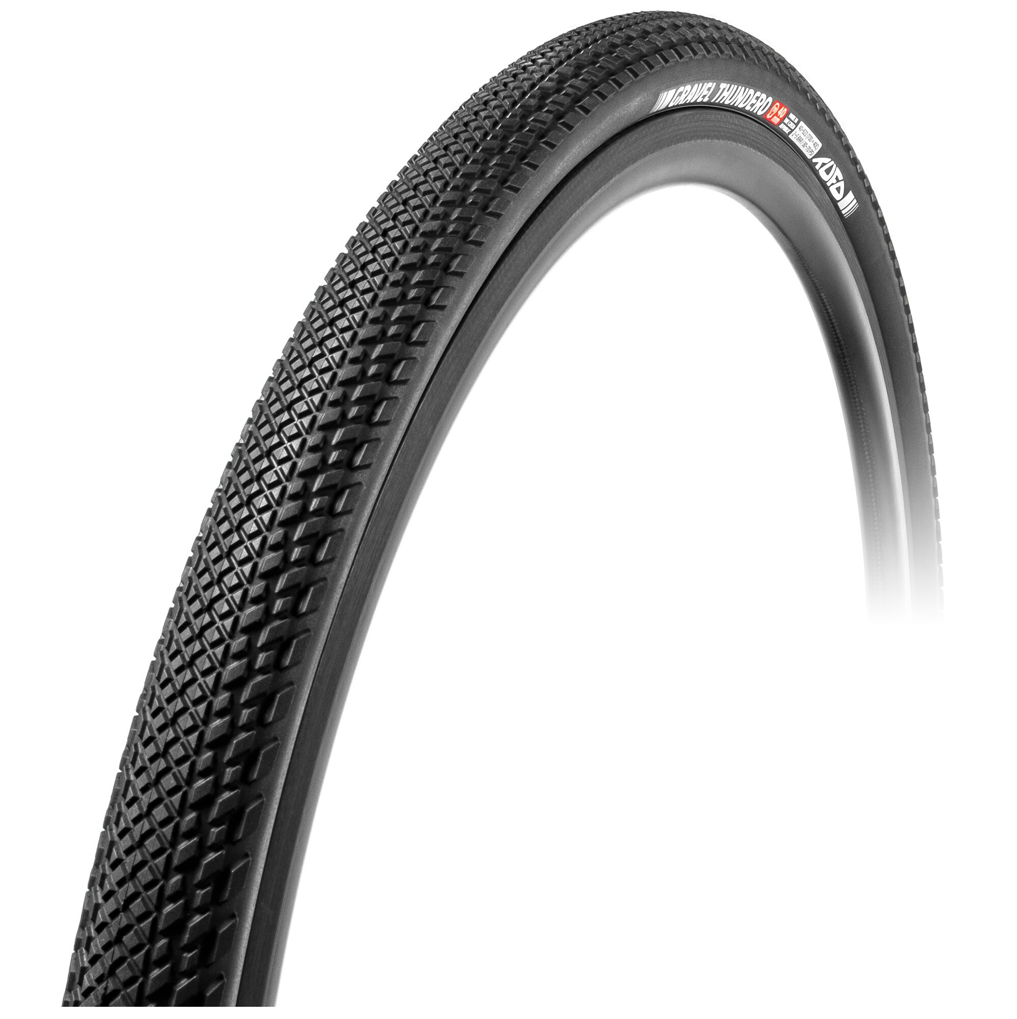 Покрышка Tufo Gravel Thundero TR, цвет Черный, размер велокамеры 700x36