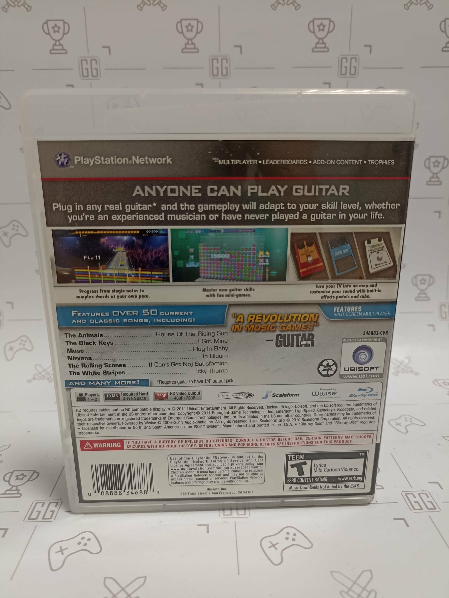 Rocksmith Authentic Guitar Games (PS3) — фото 1