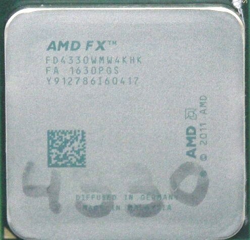 Процессор Socket-AM3+ AMD FX-4330 4x Core, 4,0GHz Vishera FD4330WMW4KHK FA