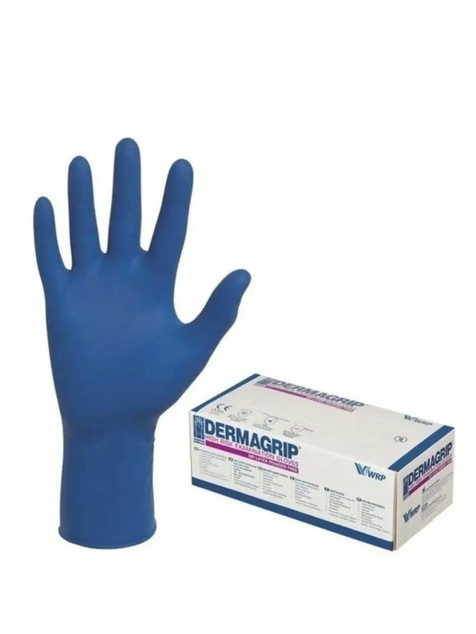 Перчатки резиновые DERMAGRIP (оригинал), арт. 0334 (25 пар в упаковке) цена за упаковку