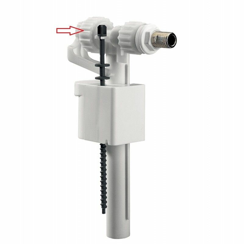 Заливной клапан для инсталляции Виллерой & Бош, ВБ-002, заливной впускной наполненительный, наливная арматура подвесного унитаза