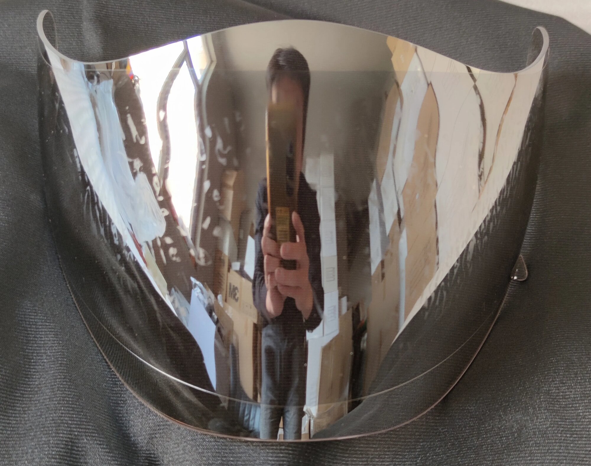 Длинный зеркальный козырек для шлема Paraglide, прозрачный козырек, козырек от дыма, Mirror