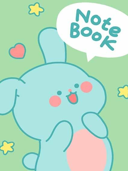 Записная книжка Проф-пресс 14х20 см 40 листов, MyArt "K-Notebook. Заяц" линия, матовая ламинация, выборочно лак (Б40-2516)