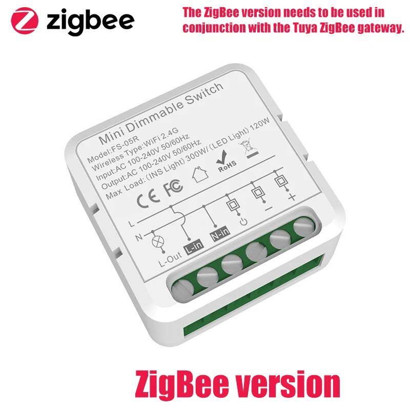 Tuya Zigbee Smart Dimmer ZigBee version
