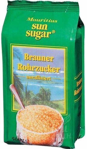 Сахар тростниковый Sun sugar Mauritius, 500 гр. (Набор из 2 шт.)
