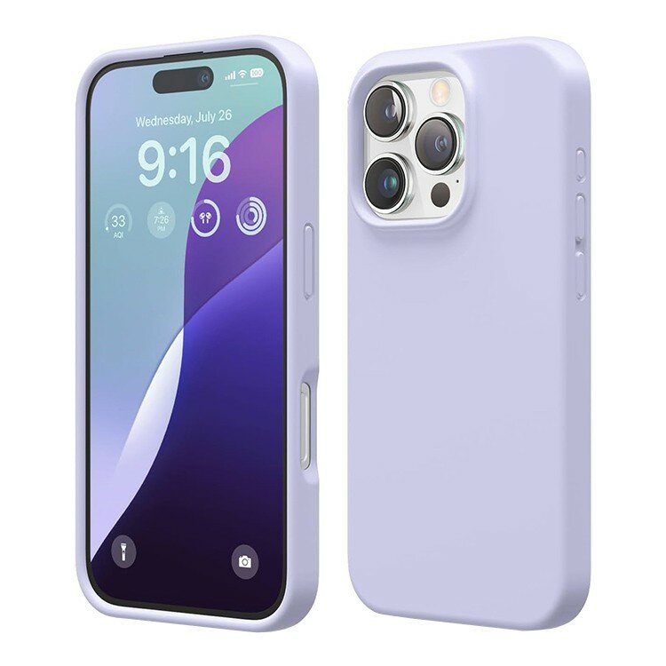 Elago силиконовый чехол для iPhone 16 Pro, Soft silicone (Liquid) Purple
