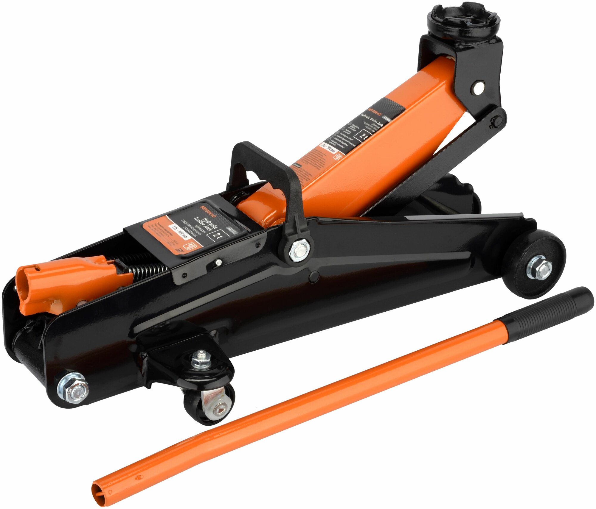 Домкрат гидравлический 2.0 т (135-380 мм подкатной) АвтоDело