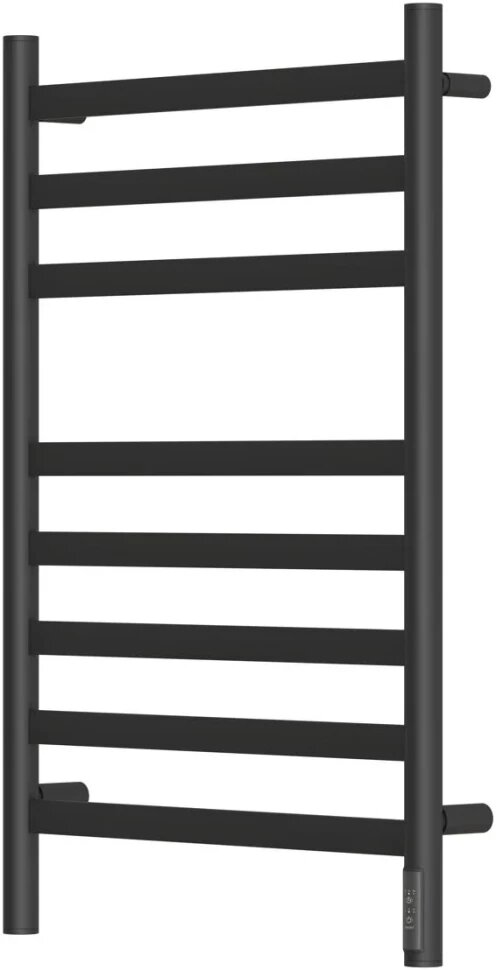 Полотенцесушитель электрический Point Селена П8 PN16858B 800x532, диммер правый, черный матовый