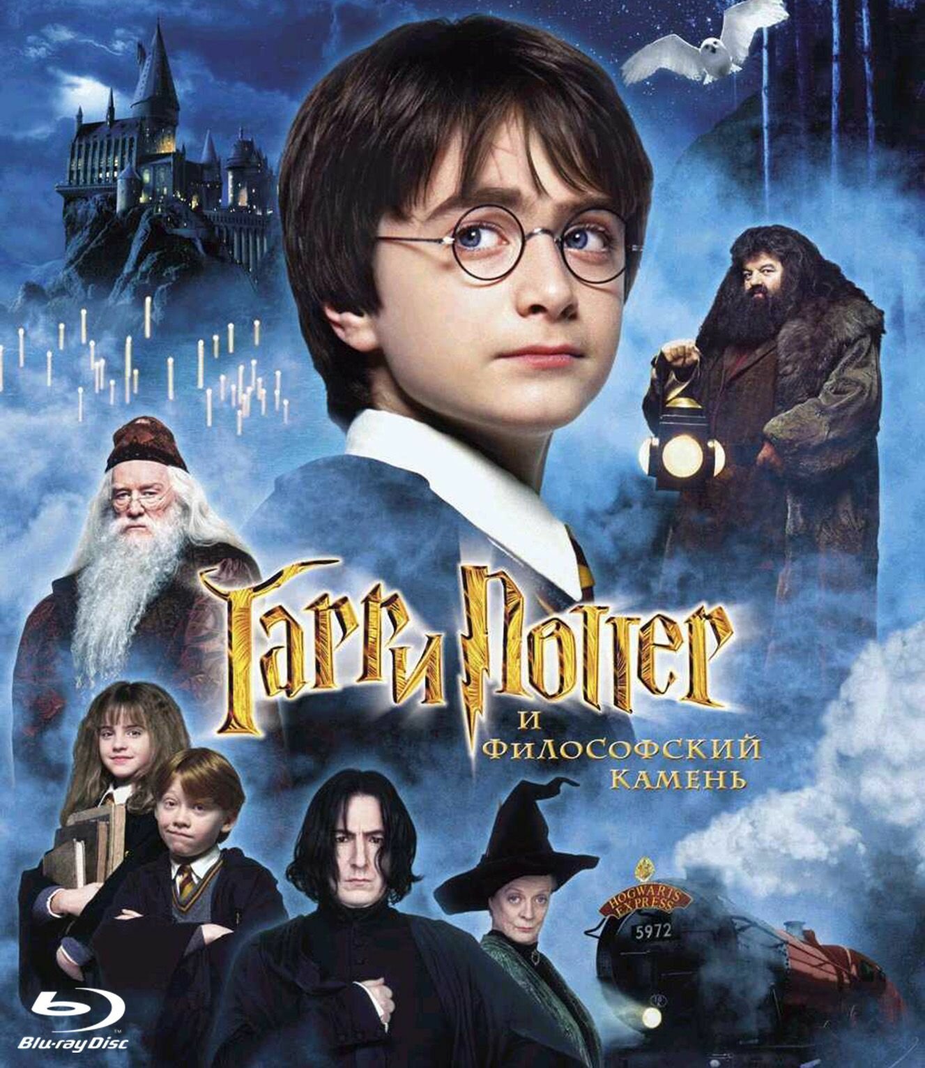 Гарри Поттер и философский камень. Blu-ray (США, Великобритания, 2001) дублированный перевод+анг. дор.