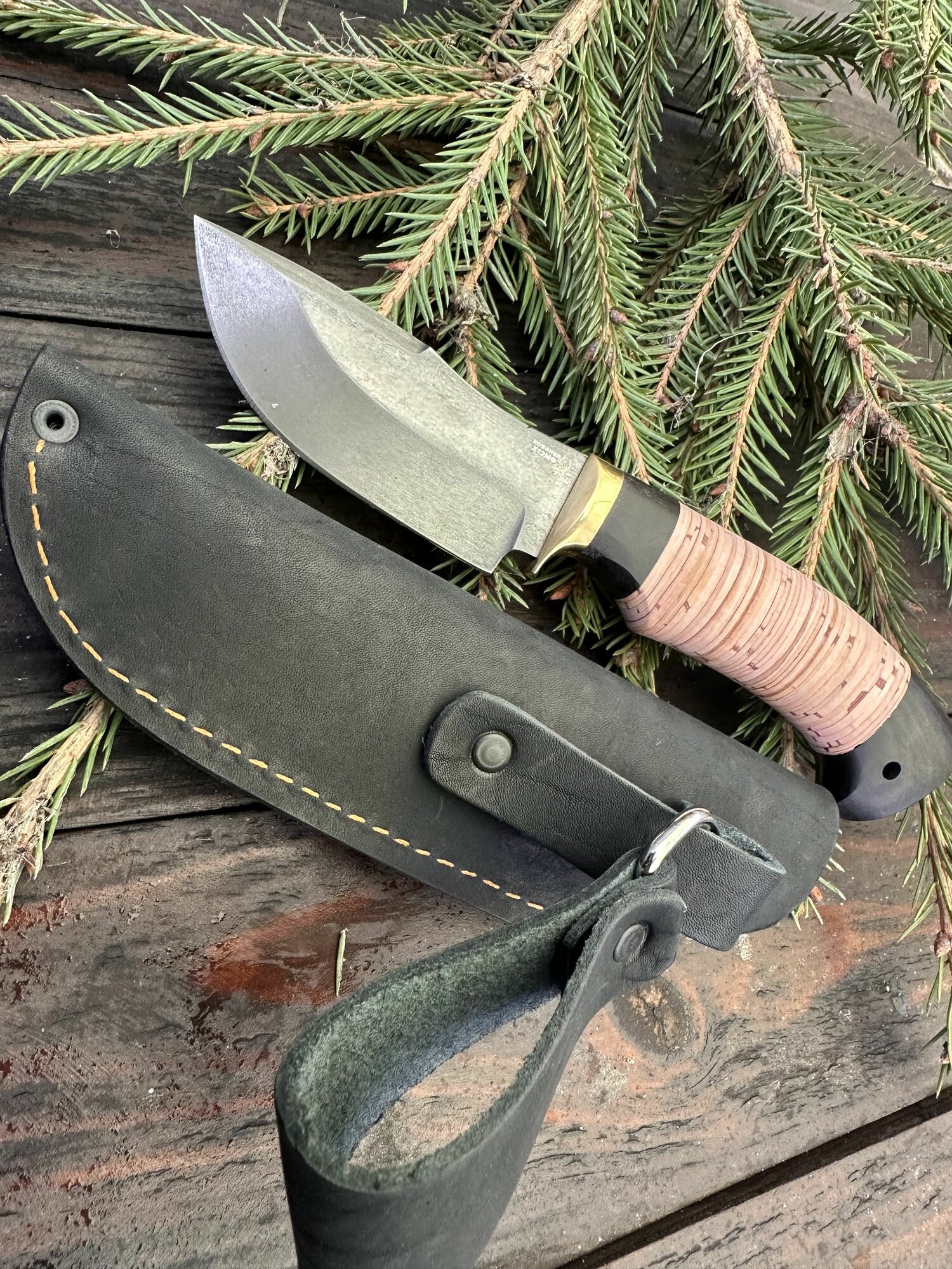 Нож шкуросъемный "Загор 1"