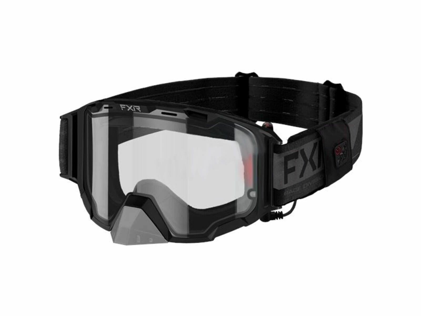 Очки снегоходные с подогревом FXR Maverick Cordless electric Goggle 23 Black Ops
