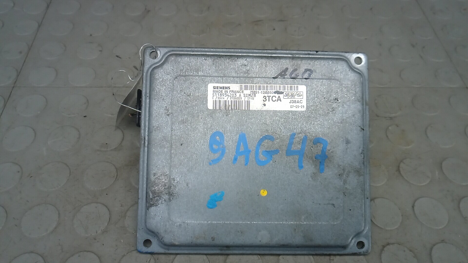 Блок управления двс FORD FOCUS 2, Номер 7M51-12A650-AGB, 7m5112a650