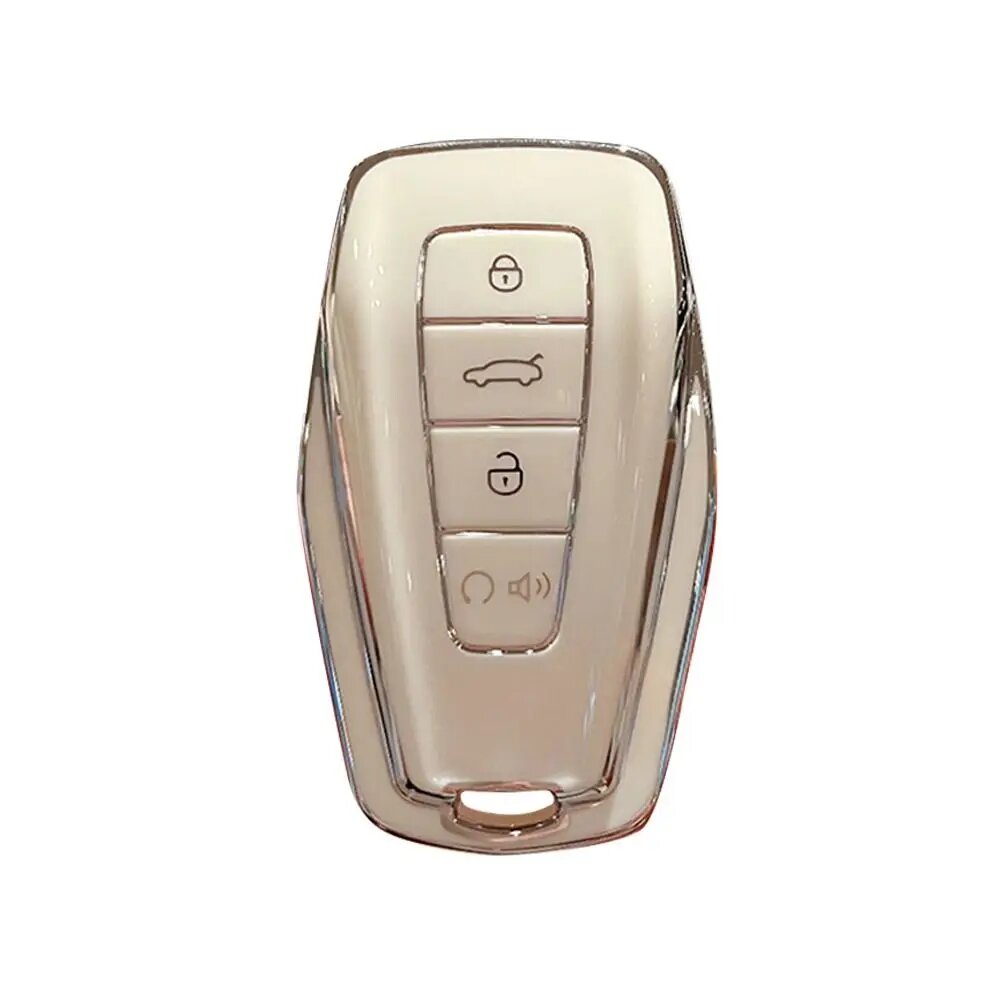 Чехол для ключа Geely White, 2019-2020, Atlas, Boyue, NL3