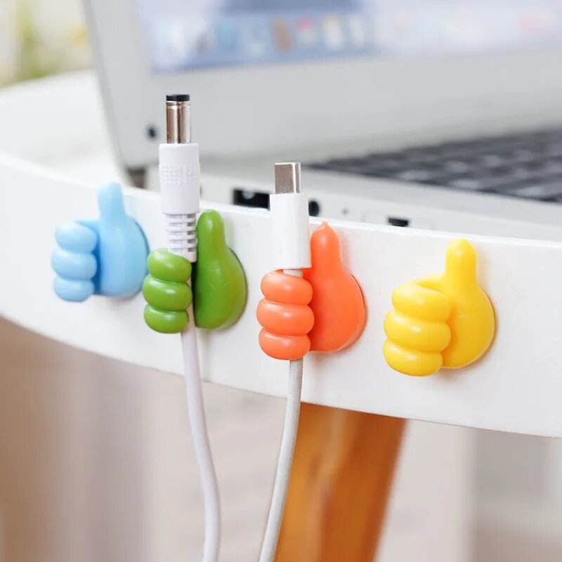 Силиконовый кабель органайзер Cable Organizer Rose-5pcs