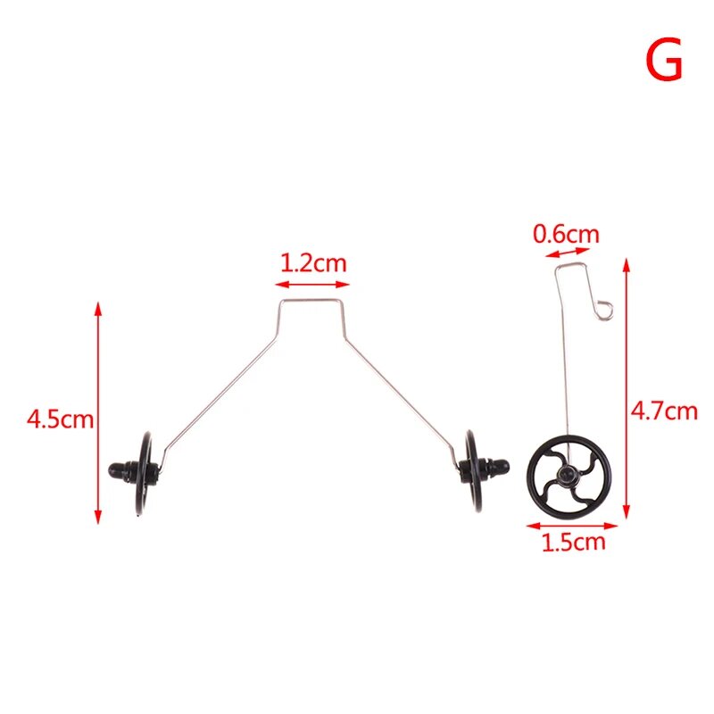 MYPANDA набор шасси для радиоуправляемого самолета из пенопласта Красный, Type 7